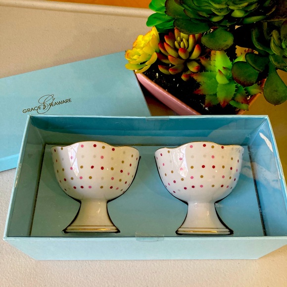 Grace | Kitchen | Grace Teaware Set Ice Creamdessert Glass Bowls | Poshmark